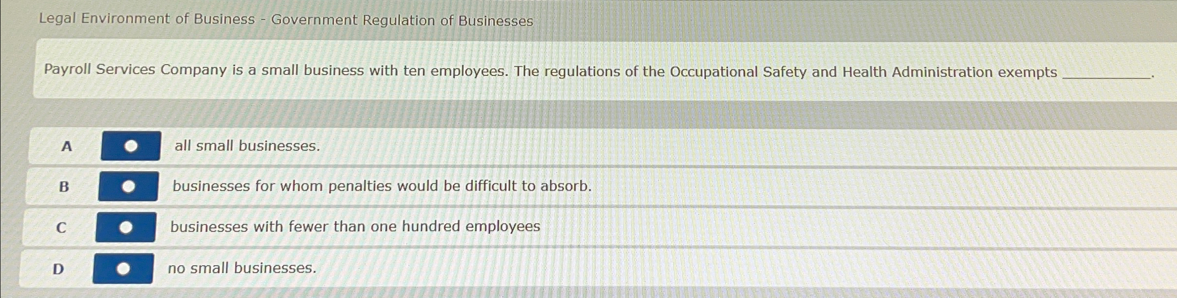 Solved Legal Environment of Business - ﻿Government | Chegg.com
