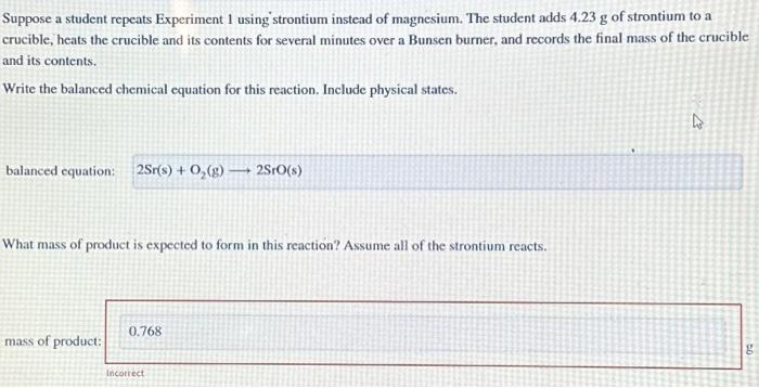 Solved Suppose a student repeats Experiment 1 using | Chegg.com