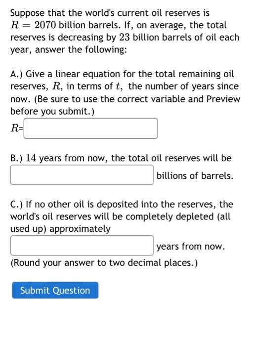 Solved the Exponential Equation, determine the Initial Value | Chegg.com