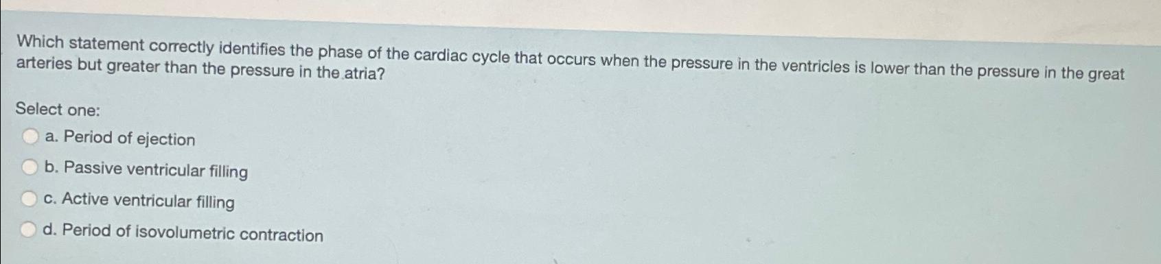Solved Which statement correctly identifies the phase of the | Chegg.com