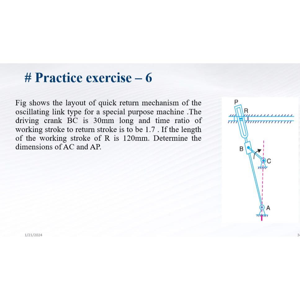 Solved # Practice exercise - 6Fig shows the layout of quick | Chegg.com