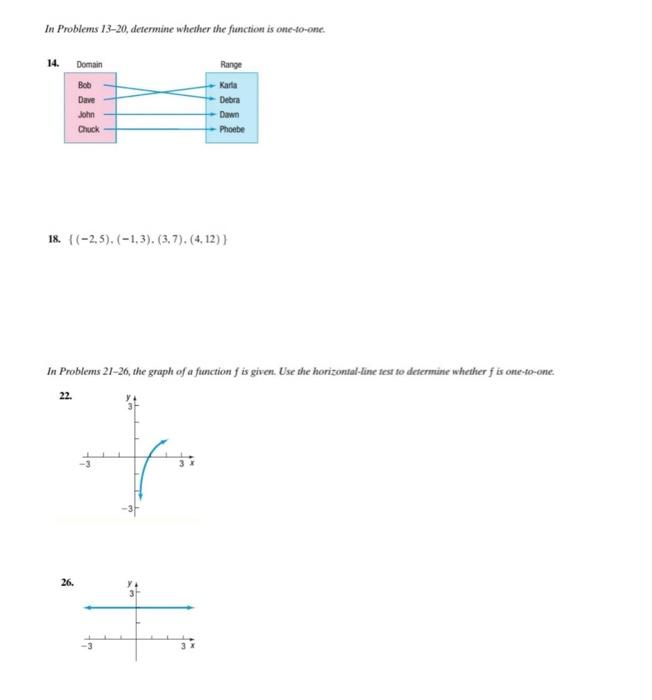 Solved In Problems 13-20, determine whether the function is | Chegg.com