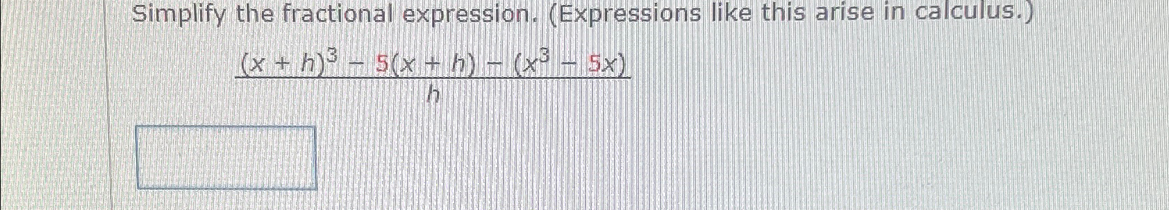 Solved Simplify the fractional expression. (Expressions like | Chegg.com