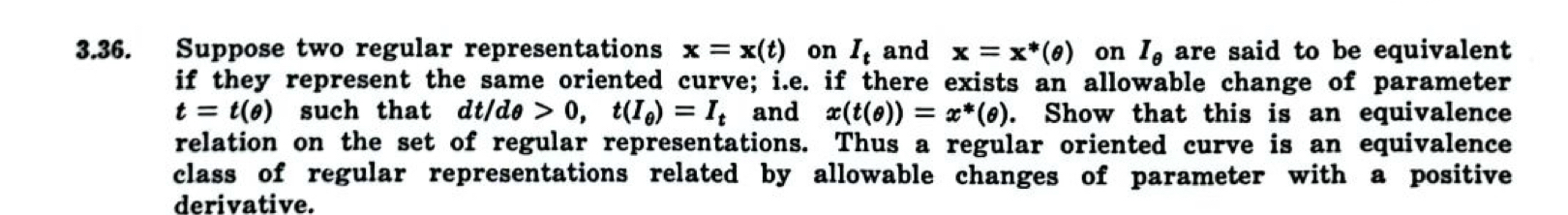 Solved 3.36. ﻿Suppose two regular representations x=x(t) ﻿on | Chegg.com