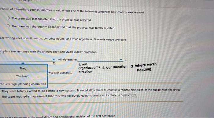 Solved 3. Enhancing Message Clarity To make your business | Chegg.com