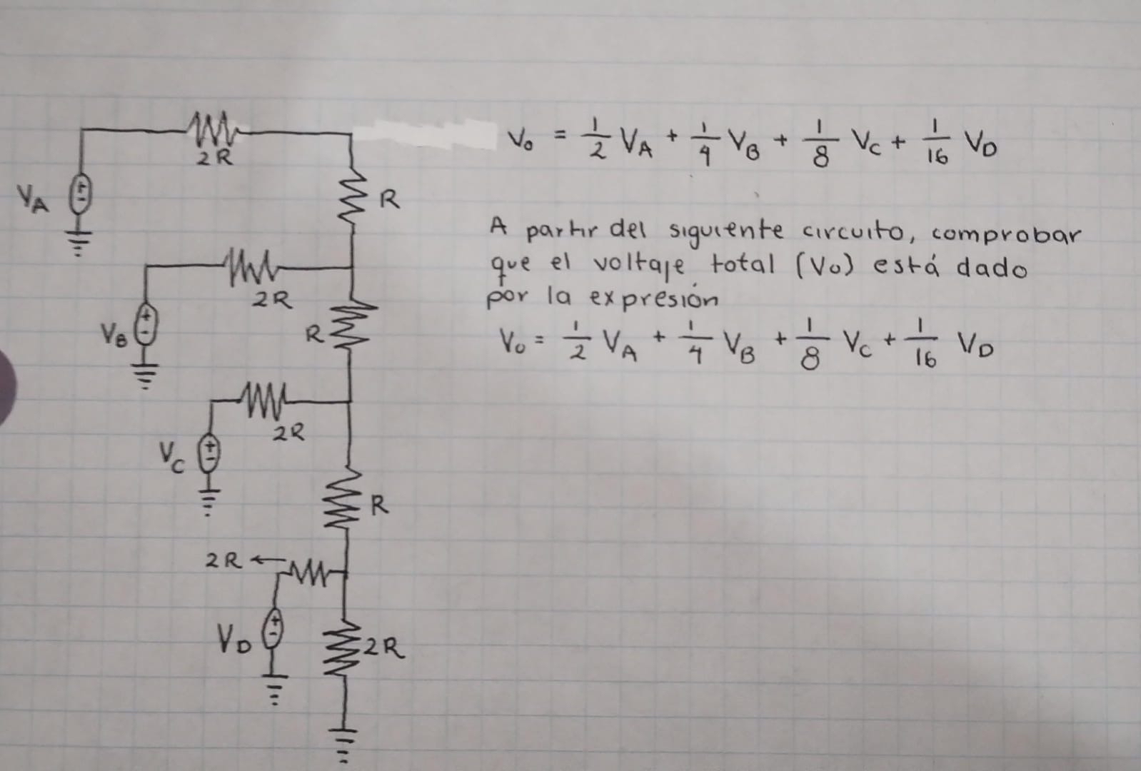 ELECTRODINAMICAA partir del siguiente circuito, | Chegg.com