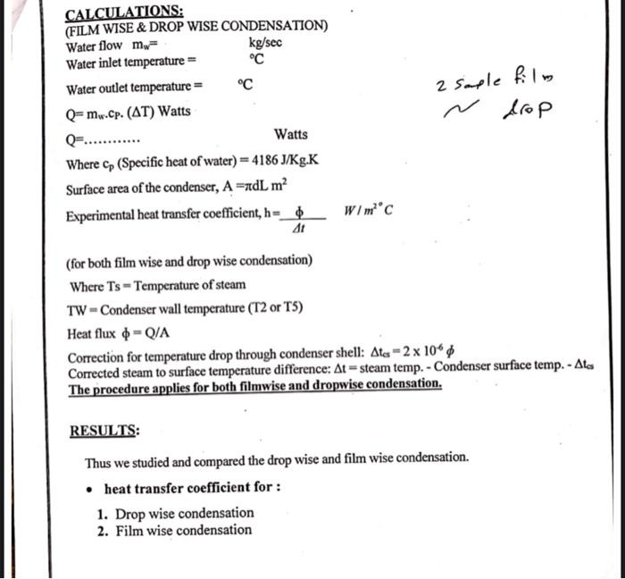 Solved Heat Transfer Lab. Experiment (2): HEAT TRANSFER IN | Chegg.com