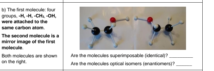 Solved b) ﻿The first molecule: fourgroups, | Chegg.com