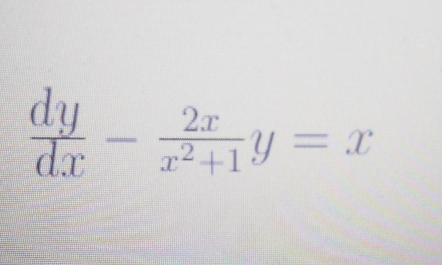 Solved dxdy−x2+12xy=x | Chegg.com