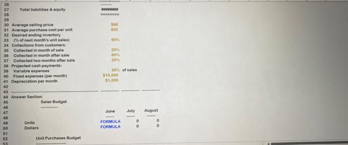 Solved MASTER Student Name => Section Number => A B 6 Data | Chegg.com