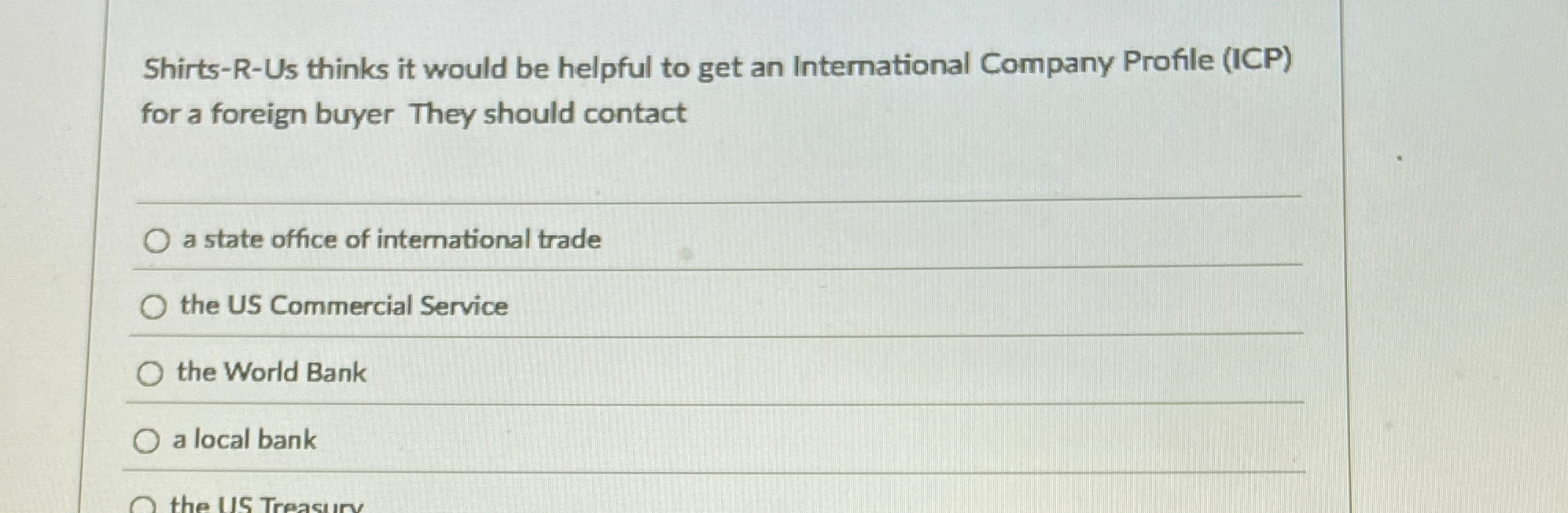 Solved Shirts-R-Us thinks it would be helpful to get an | Chegg.com