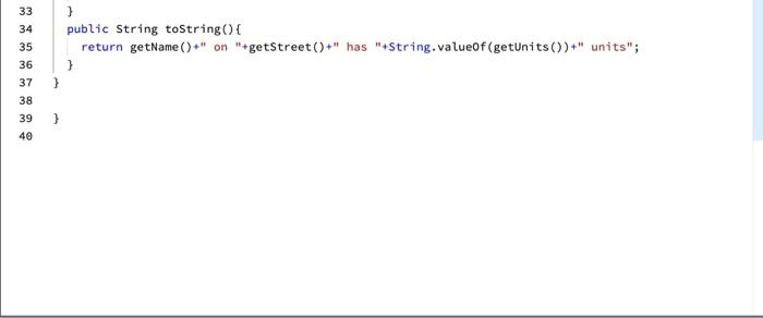 Solved the apartment class i created in part1 are first two | Chegg.com