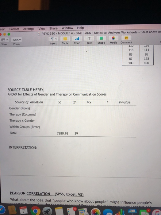 Solved Insert Format Arrange View Share Window Help PSYC 330 | Chegg.com