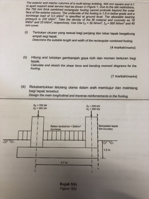 The exterior and interior columns of a multi-storey | Chegg.com