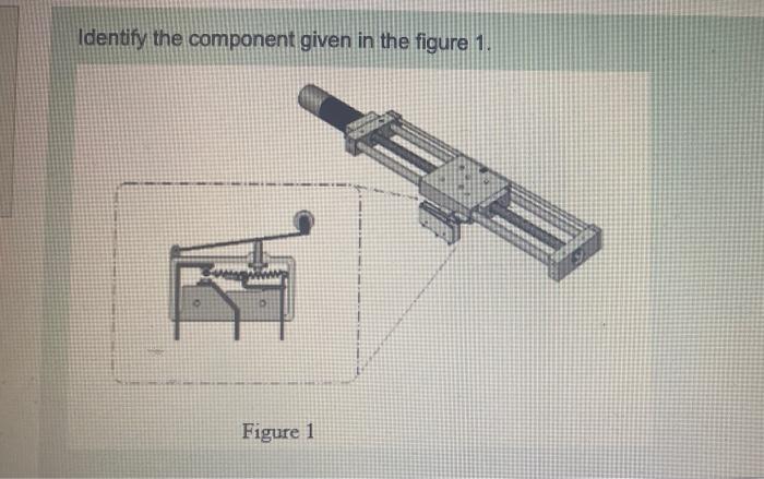 Solved Identify the component given in the figure 1. Figure | Chegg.com