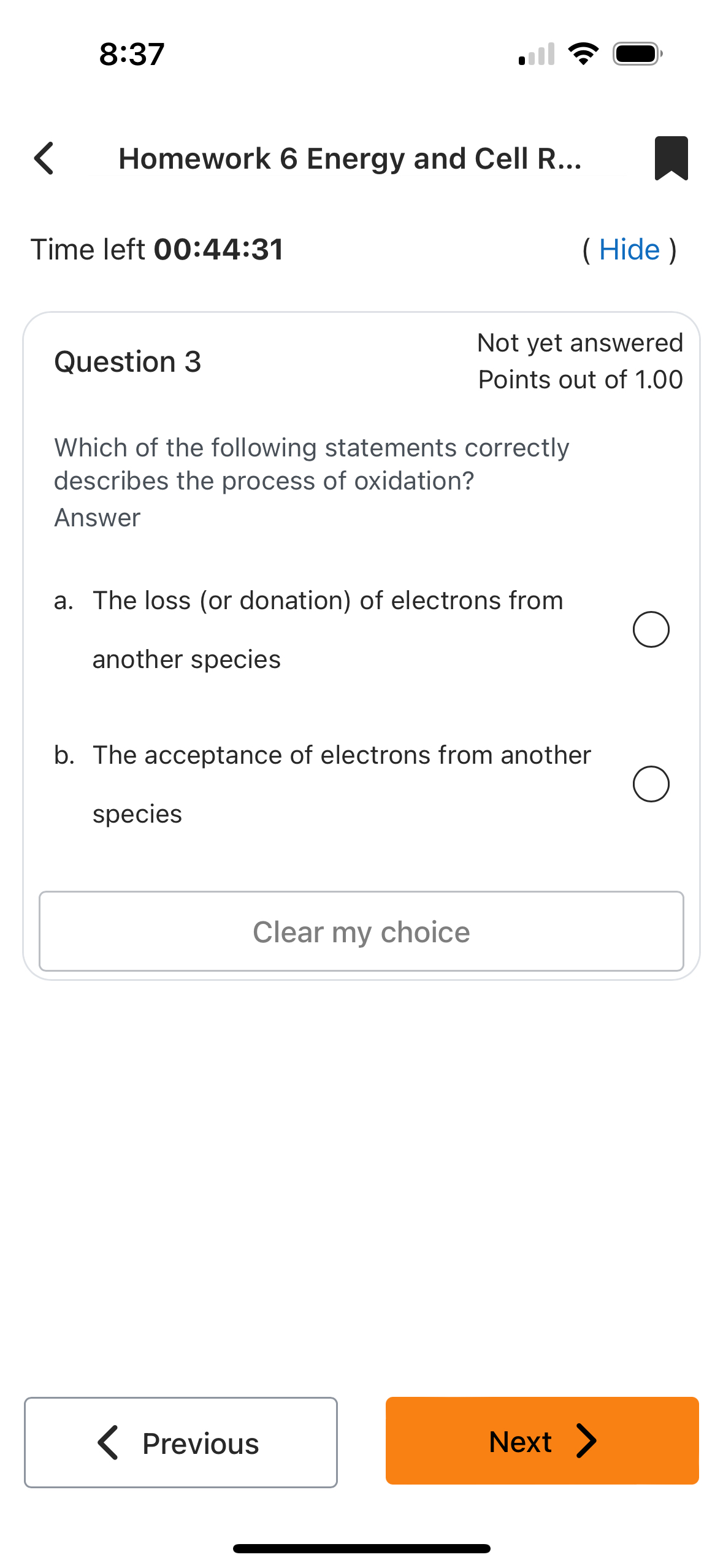 Solved Question 3Which of the following statements | Chegg.com
