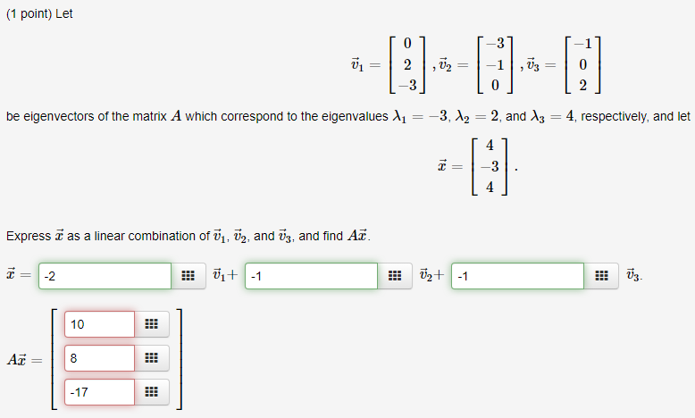 Solved Letvec(v)1=[02-3],vec(v)2=[-3-10],vec(v)3=[-102]be | Chegg.com