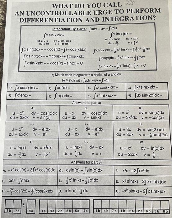 Solved WHAT DO YOU CALL AN UNCONTROLLABLE URGE TO PERFORM | Chegg.com