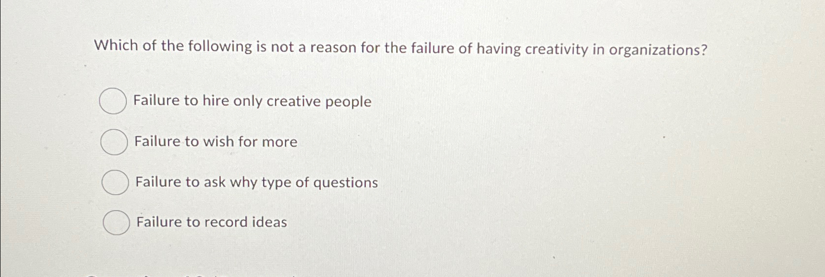 Solved Which of the following is not a reason for the | Chegg.com