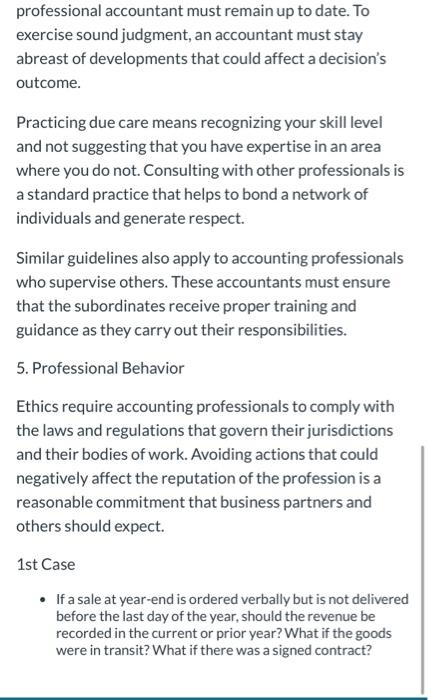 Solved 1. Independence and Objectivity Ethics and | Chegg.com