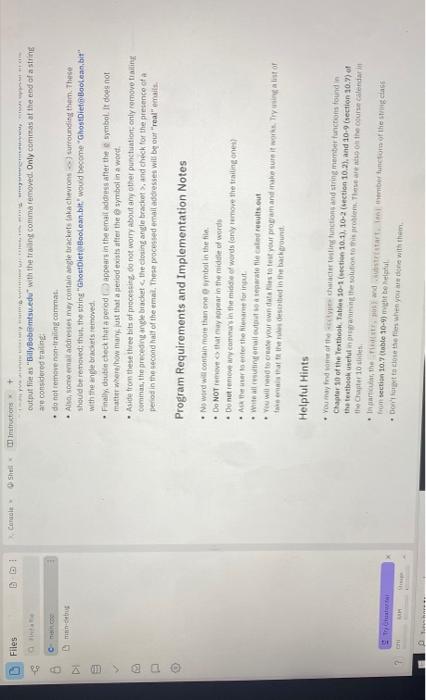 Solved The Assignment Assume you're trying to burd an | Chegg.com