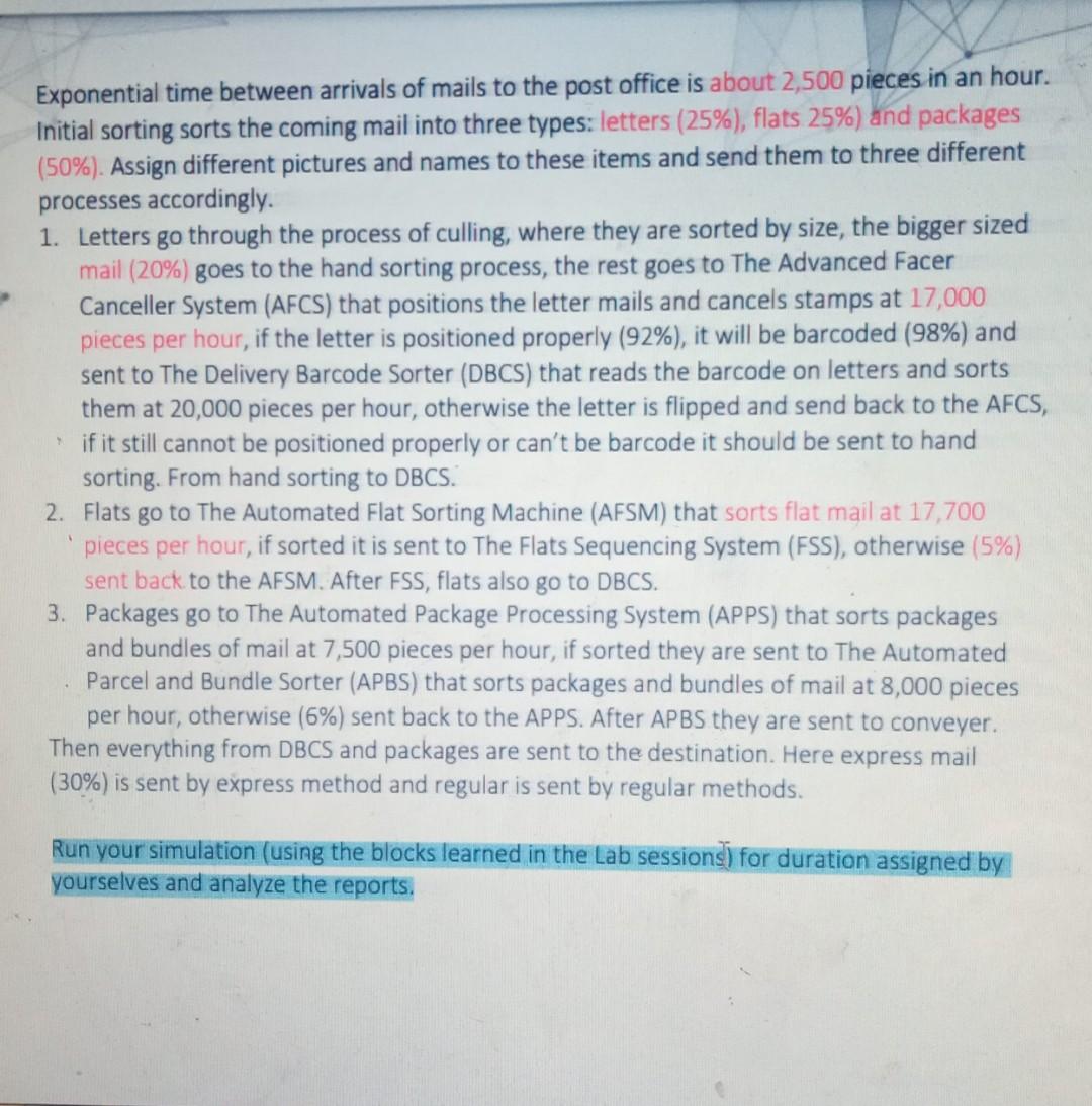 1 INTRODUCTION Arena discrete event simulation | Chegg.com