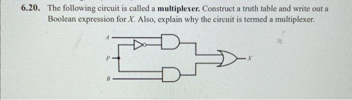 Solved Derive the simplified Boolean expression for X in | Chegg.com