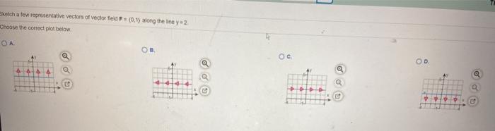 Solved Sketch a few representative vectors of vector field F | Chegg.com
