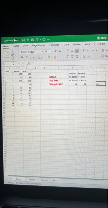 Solved An Engineer Wants To Determine The Effectiveness Of A