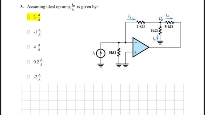 Solved 3AA −1AA 4AA 0.2AA −2AA | Chegg.com