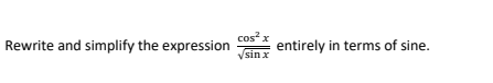 Solved Power reducing formulas 1-cos2x sin²x = 2 cos? x= 1 + | Chegg.com