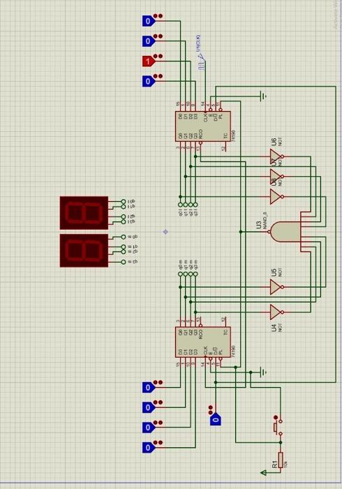 design a bcd up\down counter which you can choose the | Chegg.com