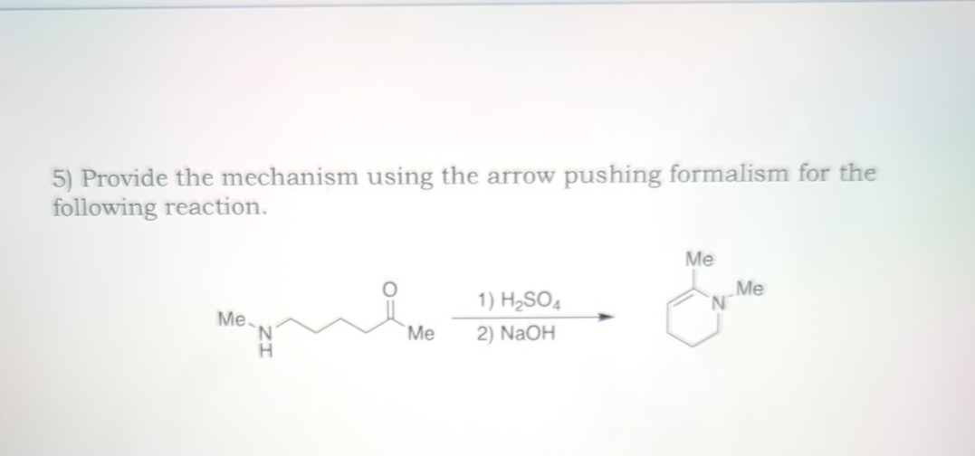 Solved Provide the mechanism using the arrow pushing | Chegg.com
