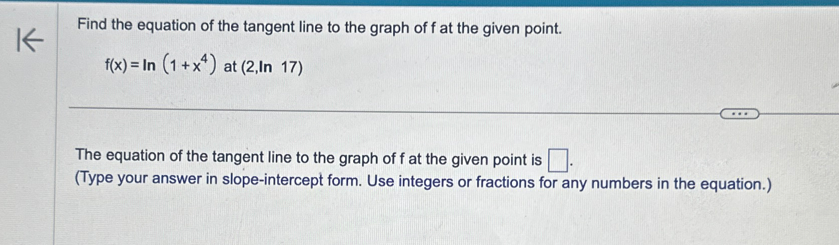 Solved Find the equation of the tangent line to the graph of | Chegg.com