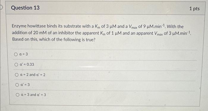 Solved The Kinetic Properties Of Allosteric Enzymes Have