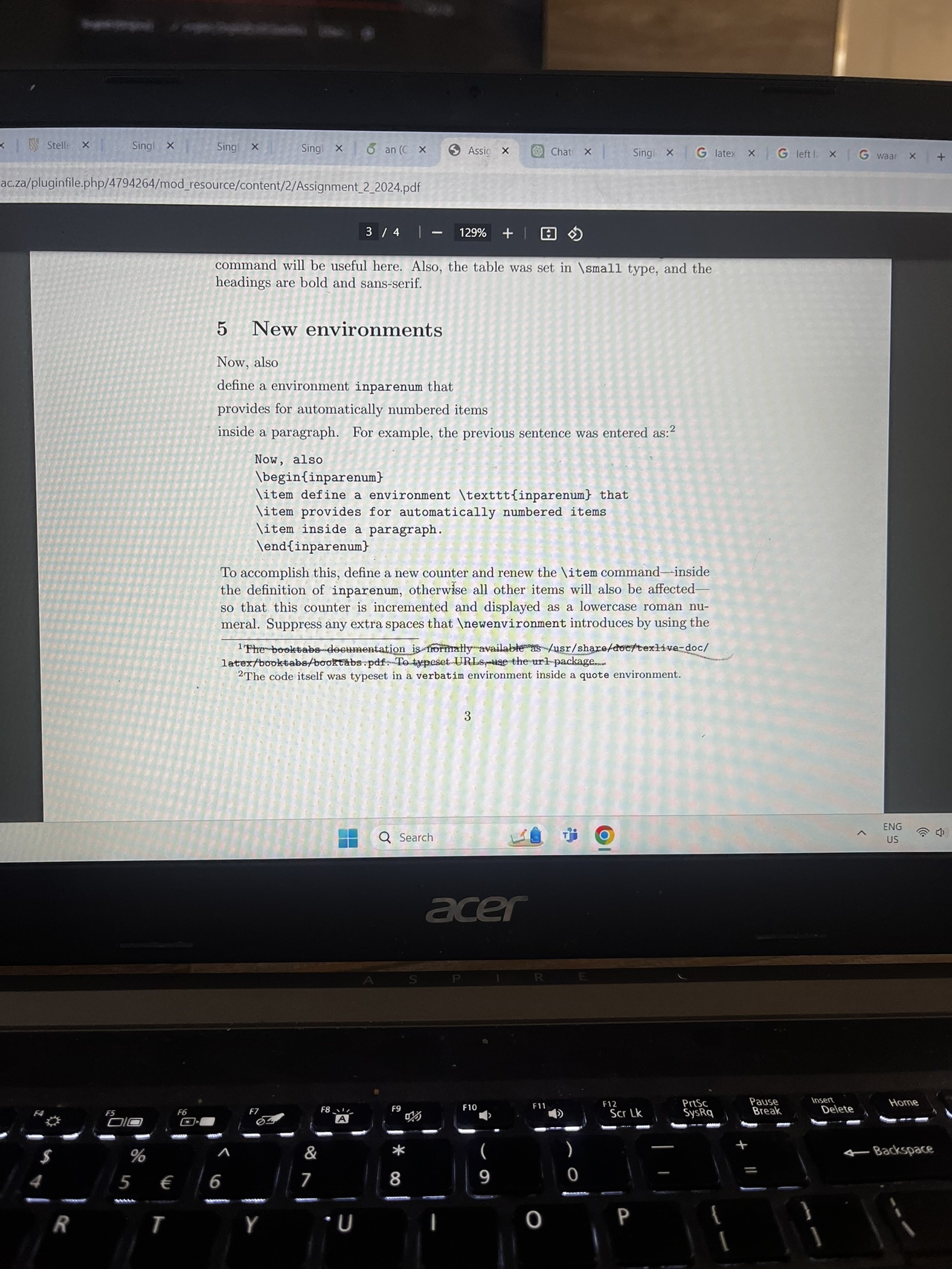 Solved What is the latex code for this | Chegg.com