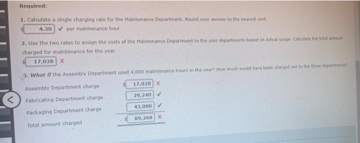 Solved Calculating and Using a Single Charging Rate The | Chegg.com