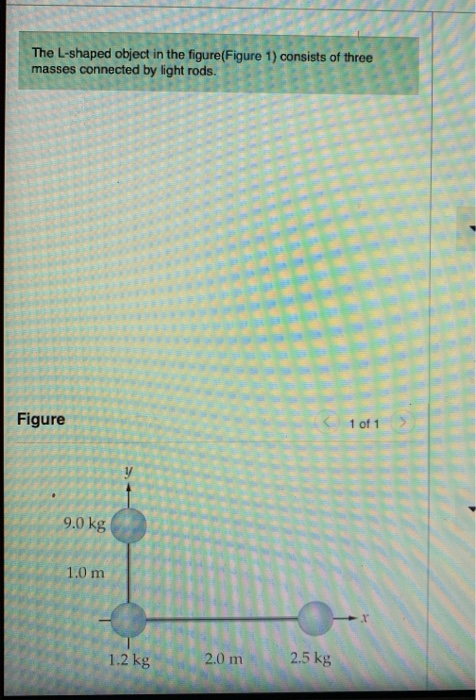 Solved The L-shaped object in the figure(Figure 1) consists | Chegg.com