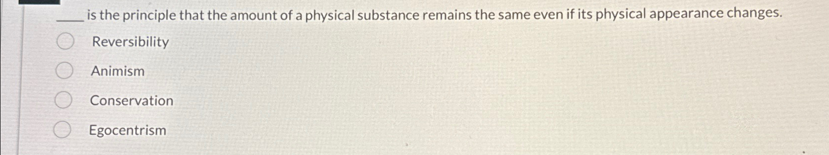 Solved is the principle that the amount of a physical | Chegg.com
