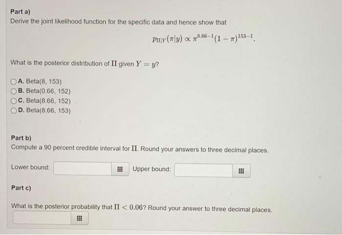 The table below shows the number of subjects that | Chegg.com