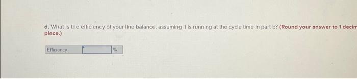 Solved The desired dally output for an assembly line is 300 | Chegg.com