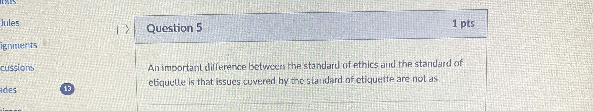 Solved Question 51 ﻿ptsAn important difference between the | Chegg.com