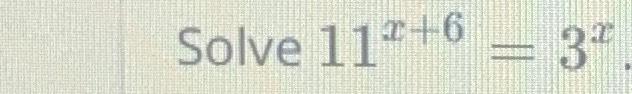 Solved Solve 11x+6=3x | Chegg.com