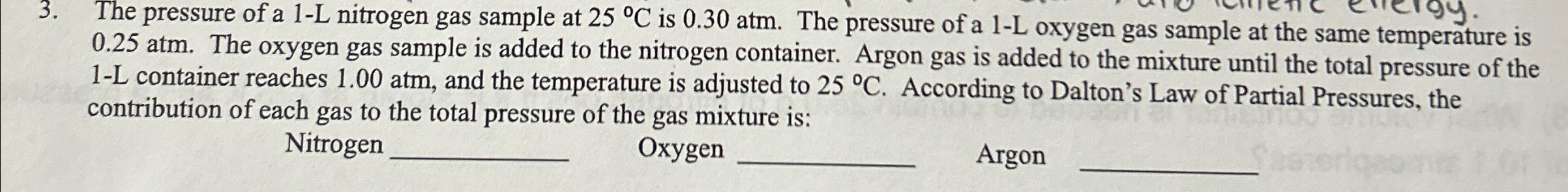 Solved The pressure of a 1-L ﻿nitrogen gas sample at 25°C | Chegg.com