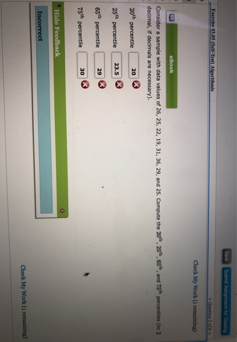 Solved Save Submit Assignment For Grading Exercise 0305