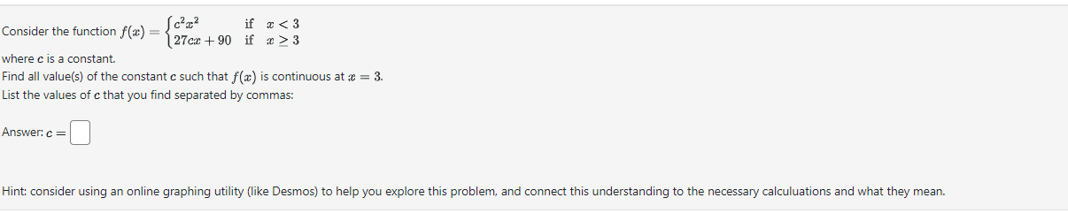 Solved Consider the function | Chegg.com