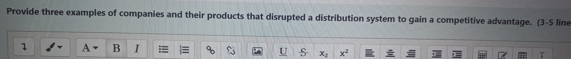 Solved Provide three examples of companies and their | Chegg.com