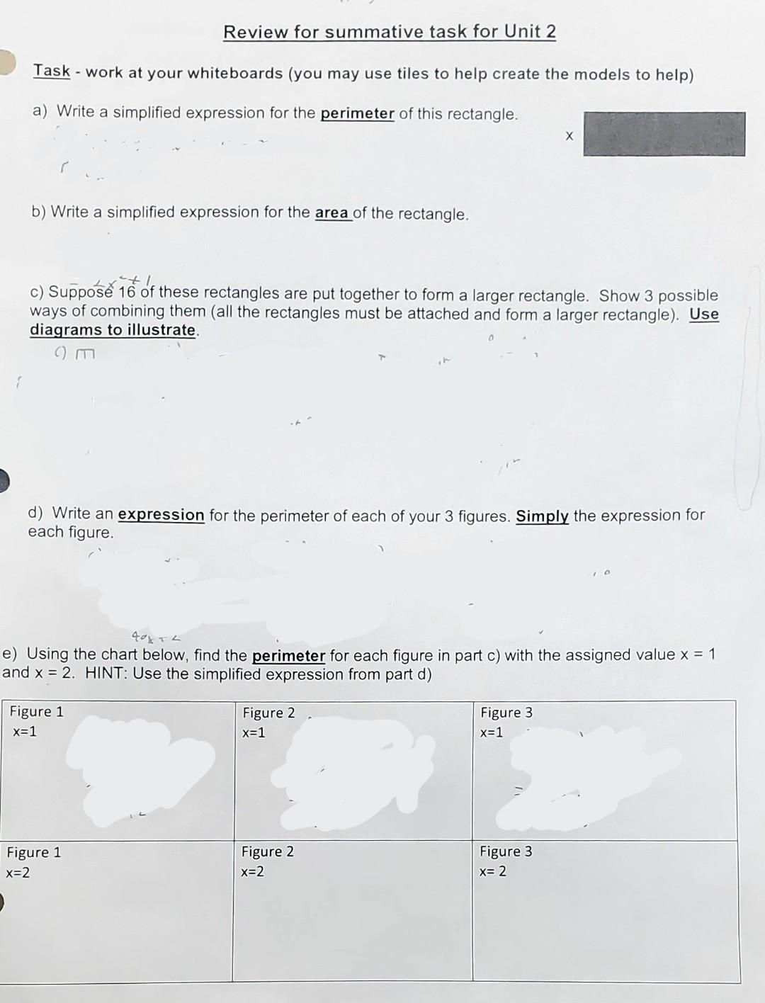 Review for summative task for Unit 2 Task - work at | Chegg.com