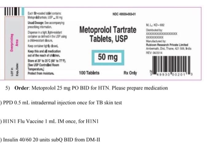 PPD 0.5 mL intradermal injection once for TB skin | Chegg.com