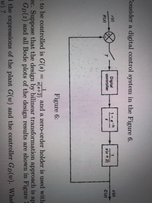 3. (25pts) Consider a digital control system in the | Chegg.com